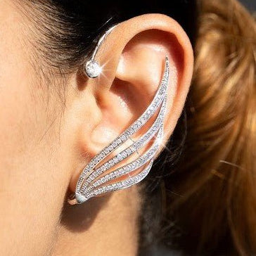 Iconic Diamond Winged Ear Cuffs – True Diamond IN